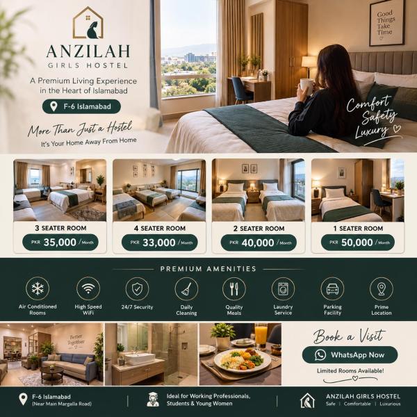 Anzilah Girls Hostel - Islamabad