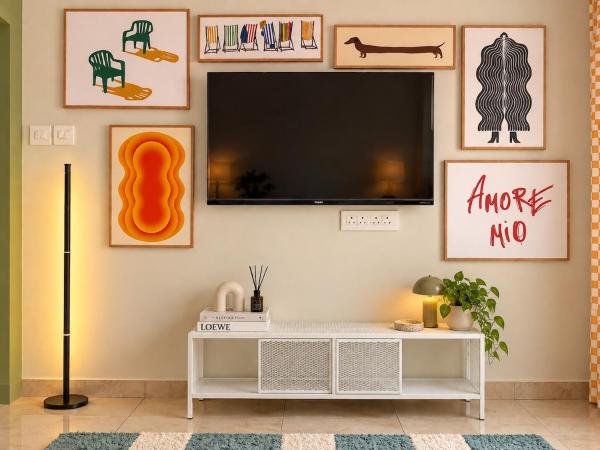 The Odd Room A Quirky One Bhk Apartment - Kochi, India