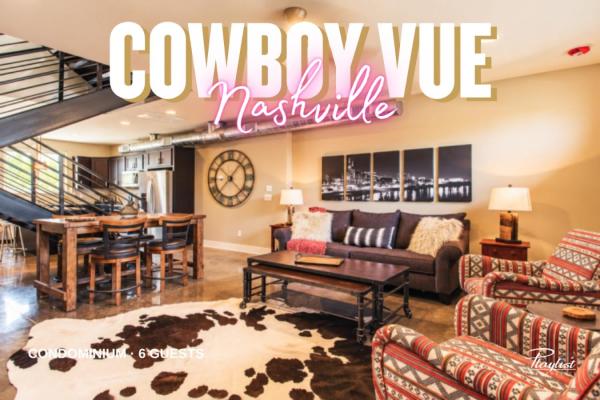 Modern Cowboy Vue Rooftop Bar Skyline Views - Nashville, TN