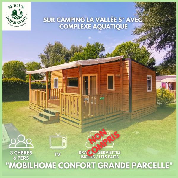 Houlgate - 360 - Mobilhome Confort 3 Chambres 6 Personnes Camping 5 éToiles - Villers-sur-Mer