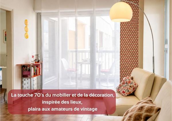 Le Seventie's - Clim - Wifi - Plage à 2 Min - Centre - La Grande-Motte