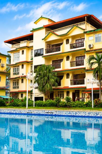New Stylish 1br Apt-parking-kitchen-pool-washer-f1 - Goa