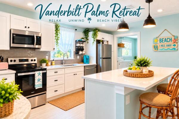 Vanderbilt Palms Retreat,walk,bike To Beach,large Fenced Yard, 2bd2ba - Naples Park, FL