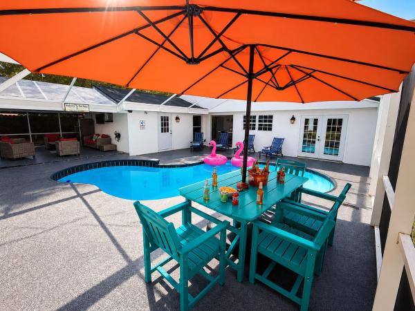 4br Heated Pool, Game Room, Bbq & Fire Pit, Family Escape - Tampa Airport (TPA)