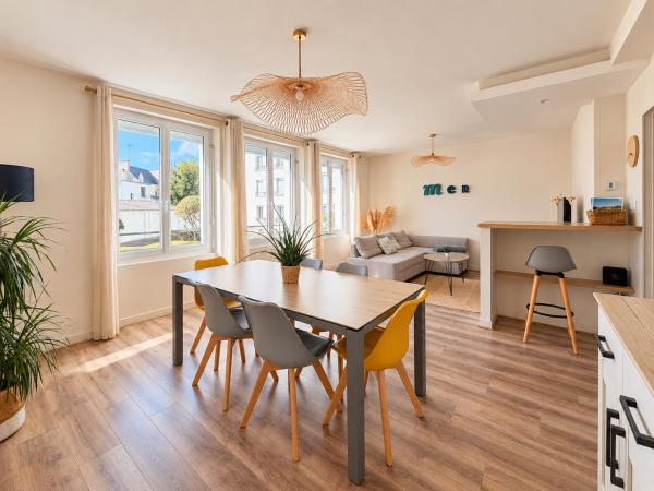 Appartement Spacieux 1 Chambre - Parking - Plage & Centre à Pied - Concarneau