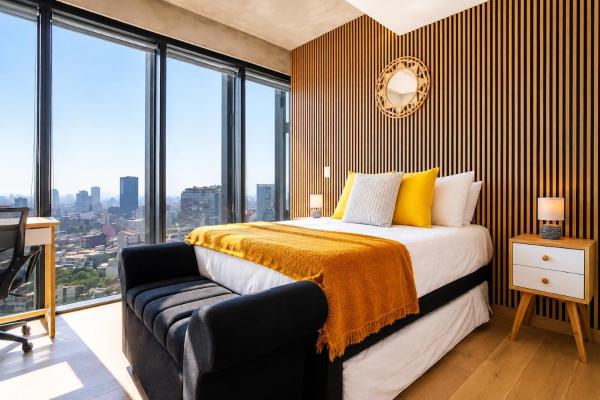 Reforma 24th Floor 2br Apt View Pool Cdmx - Mexico City