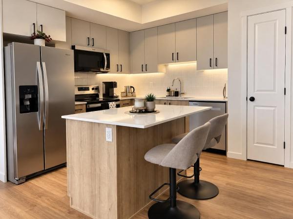 Modern 2br Retreat King Bed Heated Bath Floors - St. Albert