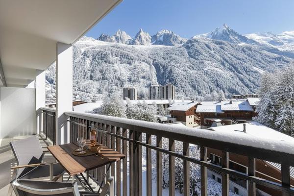 Résidence La Vallée Blanche In Chamonix Balcony & Mont Blanc Views - Happy Rentals - Chamonix