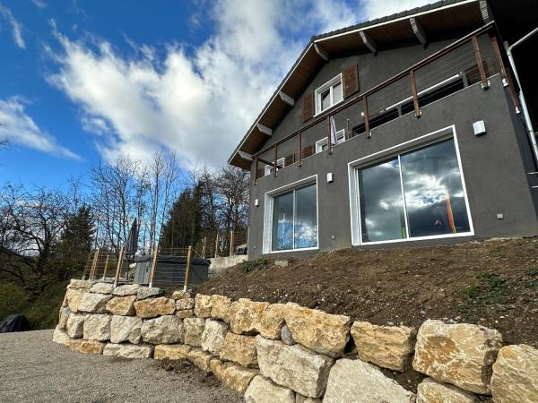 River Villa With Amazing View + Jacuzzi, Garden, Forest Access - 日內瓦