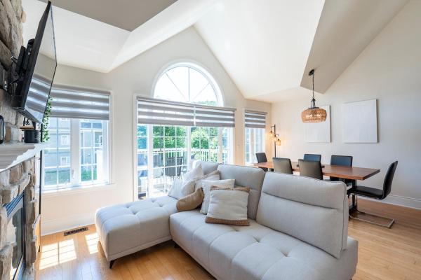 Direct Mountain View Condo 5 Min To Lift - Saint-Sauveur
