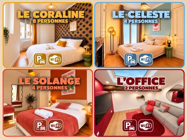Résidence Soa - Appartements 2 à 8 Pers - Parking - Écully