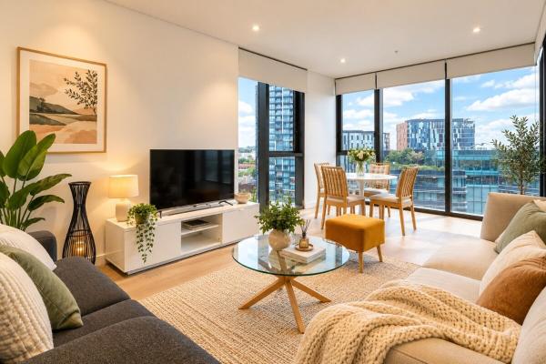 Modern 2br & Harbour View & Pool & Darling Square - Sydney central station