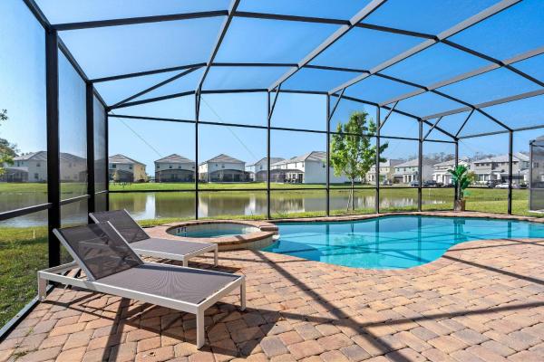 8 Quartos Perto Da Disney | Piscina, Spa E Lago - Kissimmee