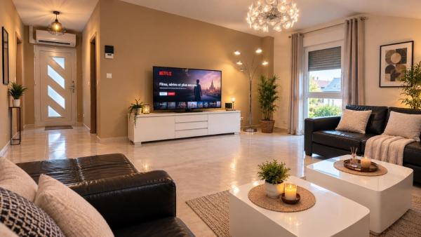 Bes Appart Premium - 90 M2, Clim, Terrasse, Parking, Netflix - Miluza