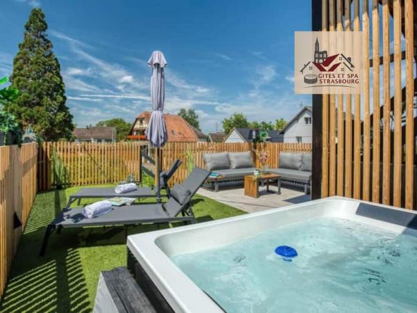 Séjour Détente I Spa Sauna I Jacuzzi I Terrasse - Brumath