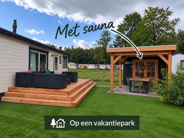 Chalet Bij Het Wold - Drenthe - With Sauna - Drenthe