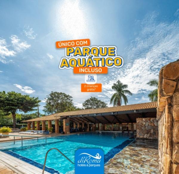 Diroma Império Romano Direto Com O Grupo Diroma Com Acesso Ao Acqua Park E Café Da Manhã - Caldas Novas