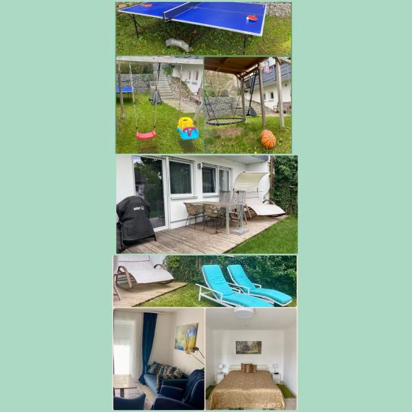 Fußläufig Zu S-bahn Nach München Und See Gemütliche Und Voll Ausgestatette 2 Zimmer Ferienwohnung Am Wörthsee Mit Terrasse, Grill, Schaukel, Doppelbett Oder Getrennte Betten, Ideal Zum Entspannen Aber Auch Zum Arbeiten - Starnberg