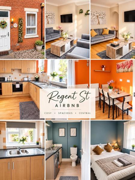 2 Bed House Sleeps 4 Free Parking Wi-fi Netflix Near Station Prince Royal Hospital Telford College Stadium Ideal For Contractors And Families - Telford