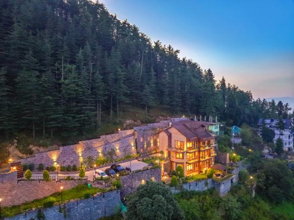 Elivaas Signature Aranya Himalayan Retreat 5 Bhk Pet-friendly Hillside Villa With Valley-view Balconies, Gazebo & Landscaped Lawn - Shimla