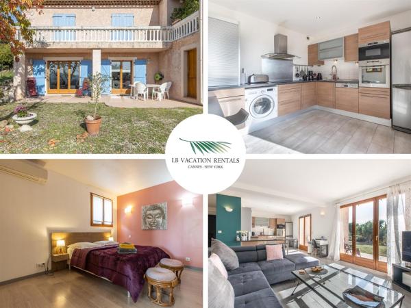 Lb Vacation Rentals I Quiet Large 3-bedroom Apartment With Terrace, Garden & Incredible Mountain View - Mouans-Sartoux
