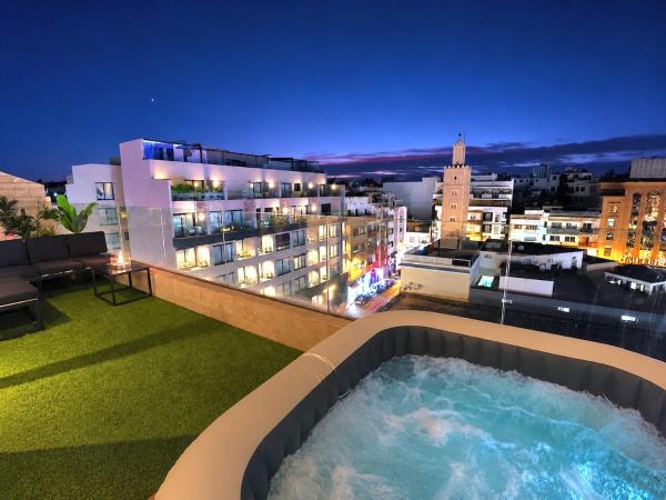 Central Penthouse - Private Jacuzzi - Skyline View - Casablanca