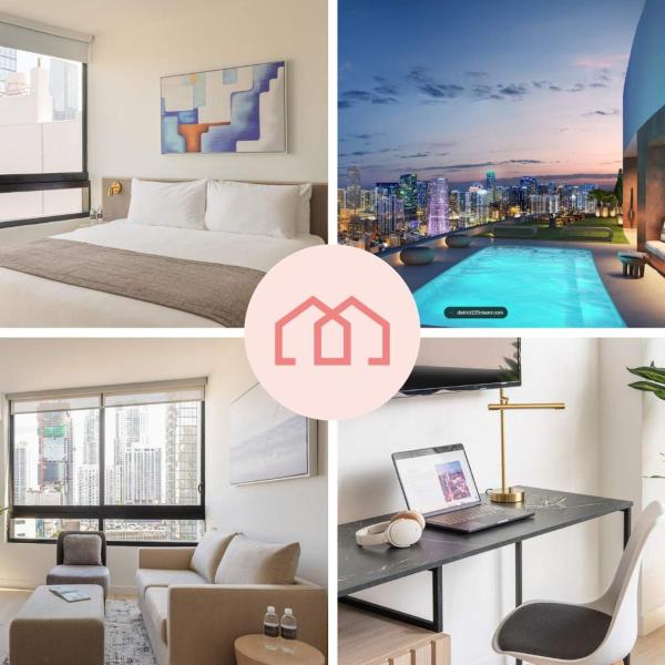 City Dreams- Sauna Rooftop Pool & Parking - Surfside, FL