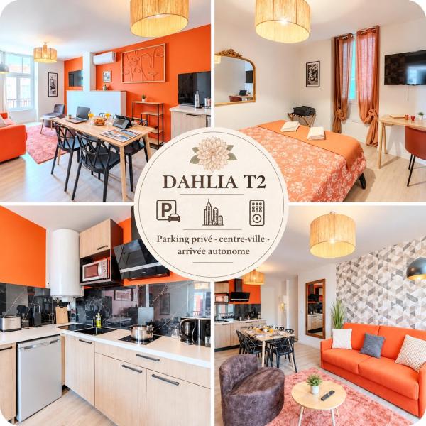 T2 Dahlia Roanne Centre-ville - Parking & Clim - Roanne