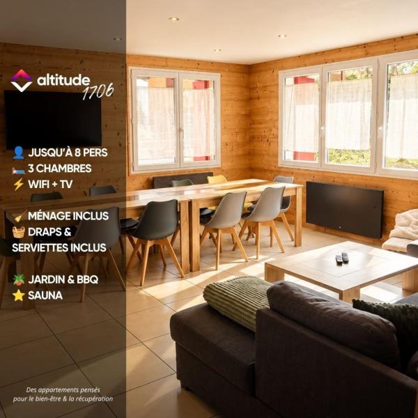 Sauna Privatif, Jardin Plein Sud, 3 Chambres, 8 Personnes - Saillagouse