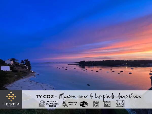 Ty Coz Maison Pour 4 Les Pieds Dans L'eau - Ploudalmézeau
