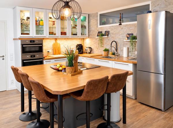 Stylisches Maybach Appartement Mit Terrasse Für 5 Personen, 5 Betten, Große Kochinsel, Homeoffice Mit 250mbit Wlan - Herrenberg