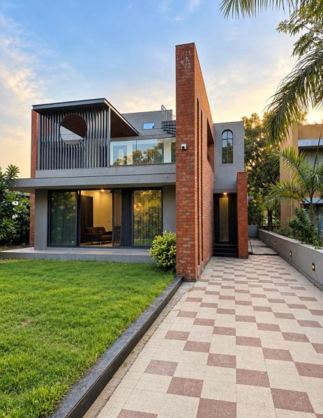 Modern 3br Villa With Private Garden - Ahmedabad