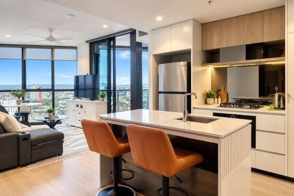 Queens Wharf Retreat Level 21 2beds 1 Parking - Spring Hill