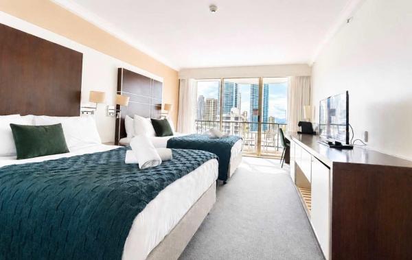 Level 10 Ocean View Suite With 2 Beds - Surfers Paradise