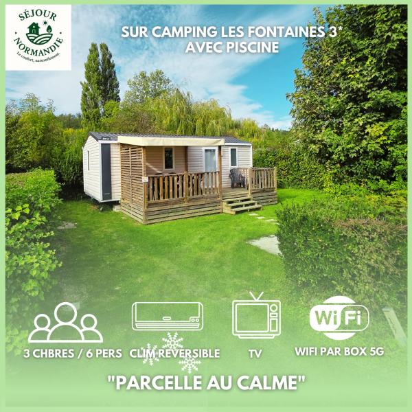Séjour Normandie - Mobilhomes Premium 3ch-6p Avec Clim-tv-wifi Dans L'eure 127 - Eure