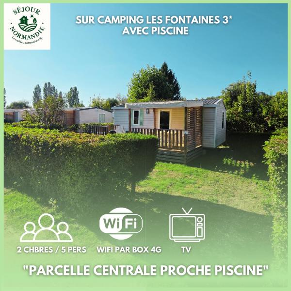 Séjour Normandie - Mobilhome Confort 2ch-5p Avec Tv-wifi Dans L'eure 162 - Eure