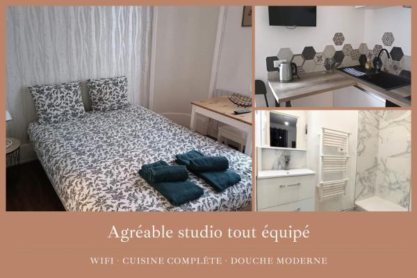 Agréable Studio - Wi-fi - Cuisine Complète - Dijon