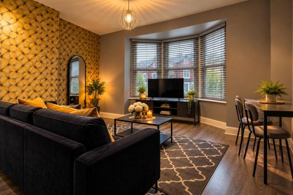 Elegant 2-bed Apartment - Central - Free Parking - Birmingham