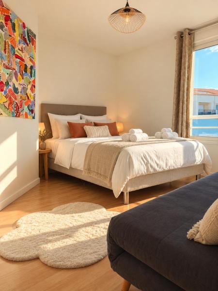 Appartement Spacieux Et Décoré Avec Goût - Quartier Pironnière - 6 Personnes - Olonne-sur-Mer