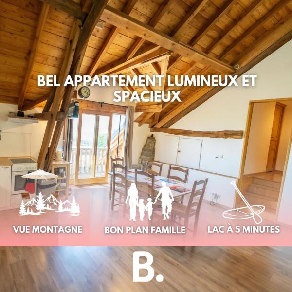 Rando, Ski & Lac, Grand Appartement 6 Personnes - Lac De Serre Ponçon - Chorges