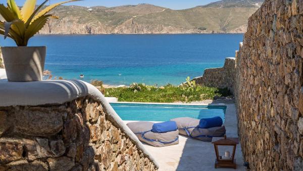 Elegant Mykonos Villa Villa Air Private Pool 4 Bedrooms Sea View Panormos - Mykonos